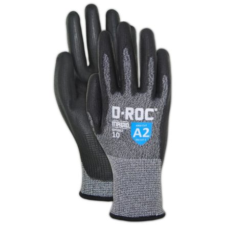 Magid D-ROC Hyperon™ Blended Polyurethane Palm Coated Work Gloves – Cut ...